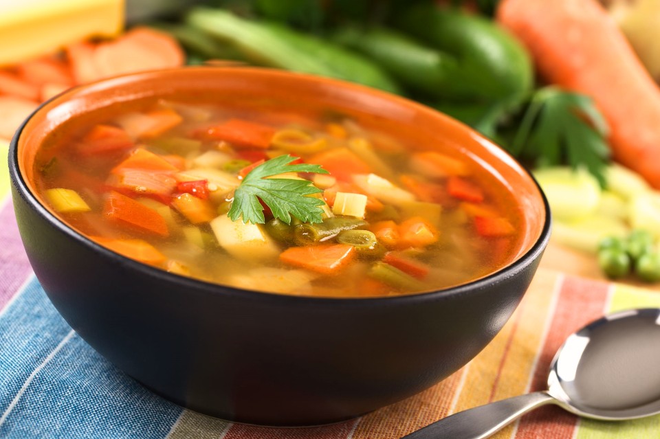 Supa de legume de vara