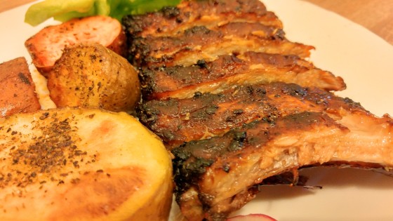 Coaste caramelizate de porc la cuptor - Gateste cu Cornel